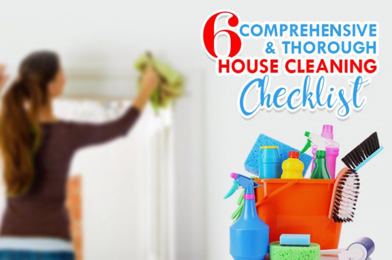 Thorough House Cleaning Checklist: Easier Cleaning - Blog